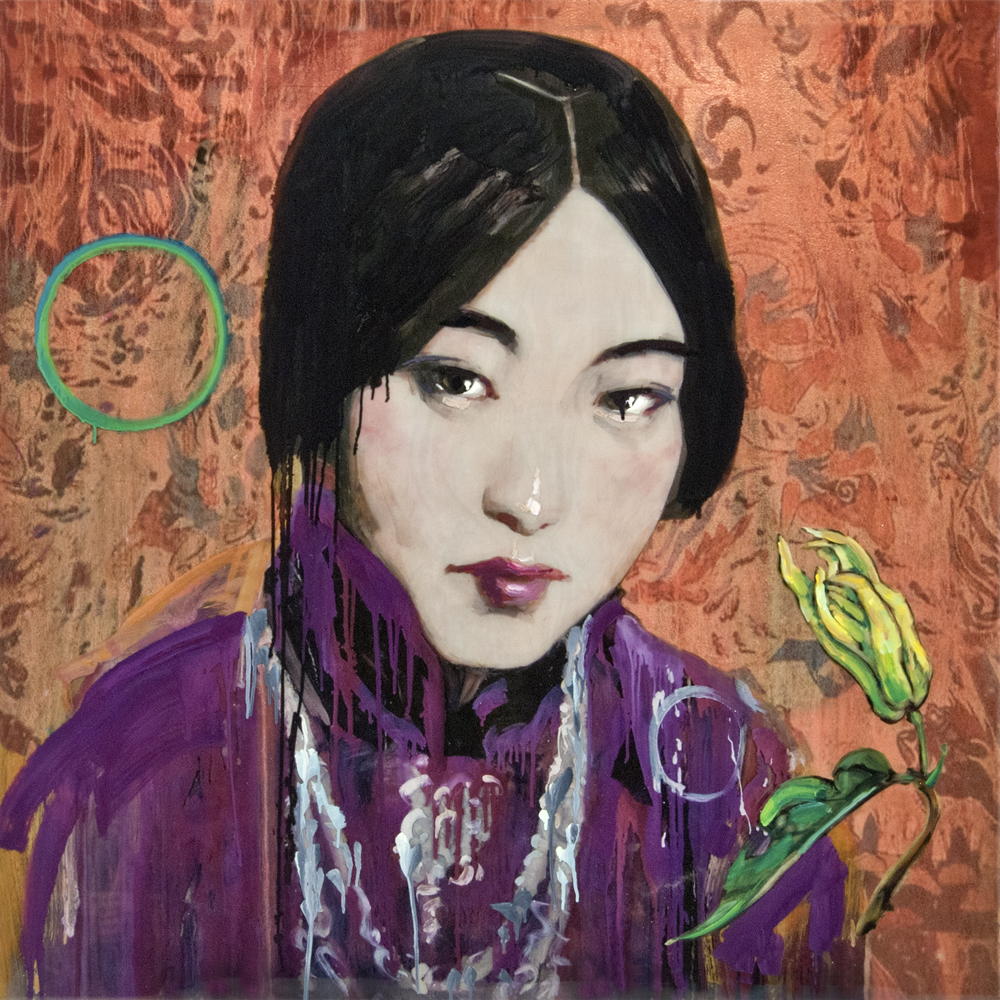 Hung Liu - Deva IV - Turner Carroll Gallery