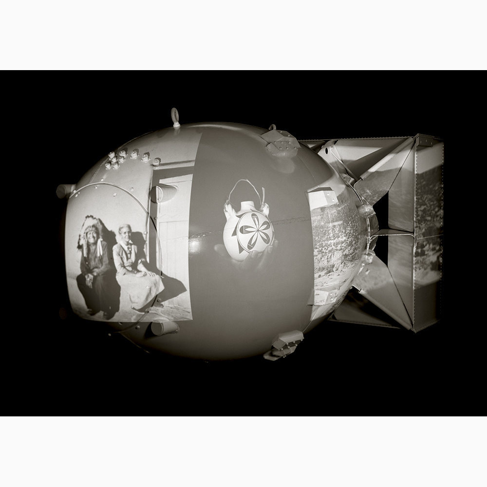 Meridel Rubenstein - Fat Man with Edith and Tilano - Turner Carroll Gallery