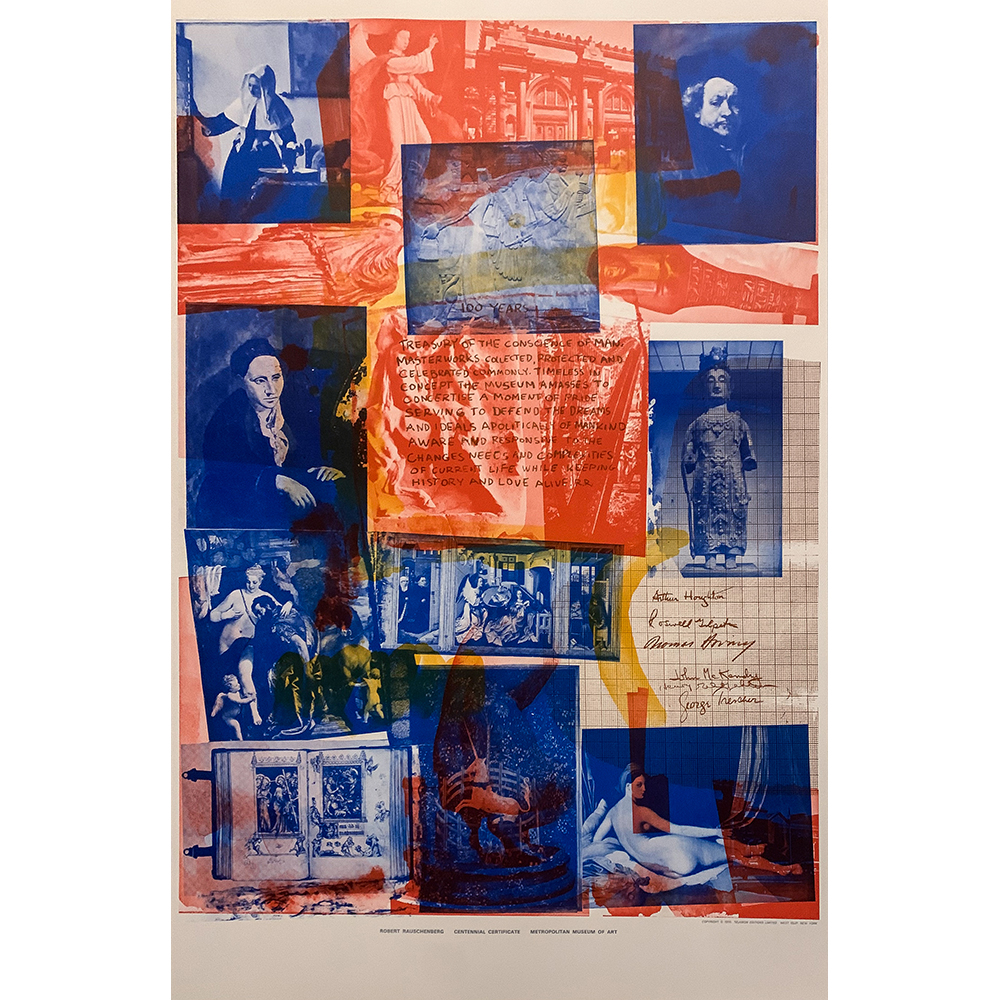 Robert Rauschenberg - Centennial Poster - Turner Carroll Gallery