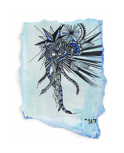 Swoon - Unstruck #12 - Turner Carroll Gallery